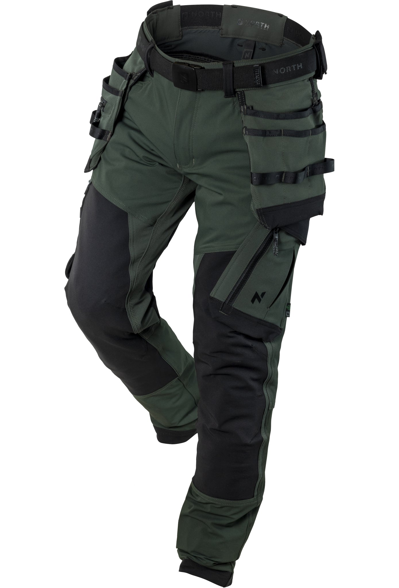 Grønne Arbejdsbukser | North Future 360° Stretch & CORDURA – NORTH WORKWEAR